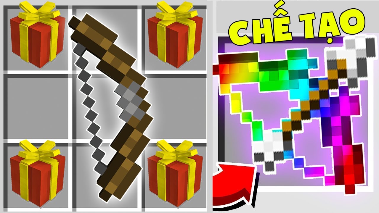 T Gaming Thử Thách Chế Tạo Hộp Quà Vip Nhất Minecraft ** Noob Sở Hữu ...