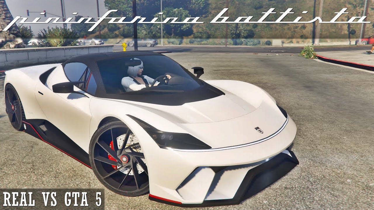 Pininfarina Battista - Grotti Furia TOP 3 Customization (REAL vs GTA 5 ...