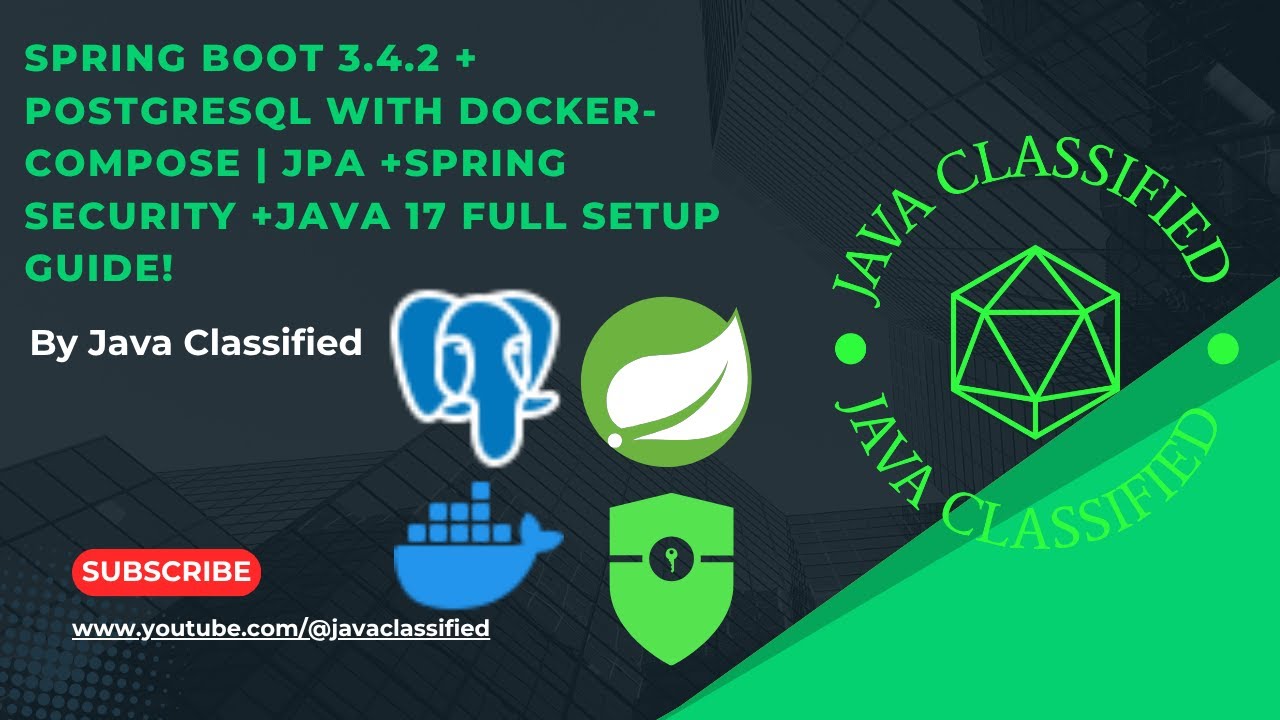Spring Boot 342 Postgresql With Docker Compose Jpa Spring 2288