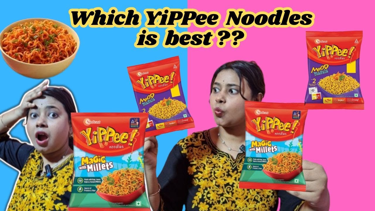 YiPPee Magic Millets V/S YiPPee Mood Masala Noodles | #Priyasplanet # ...