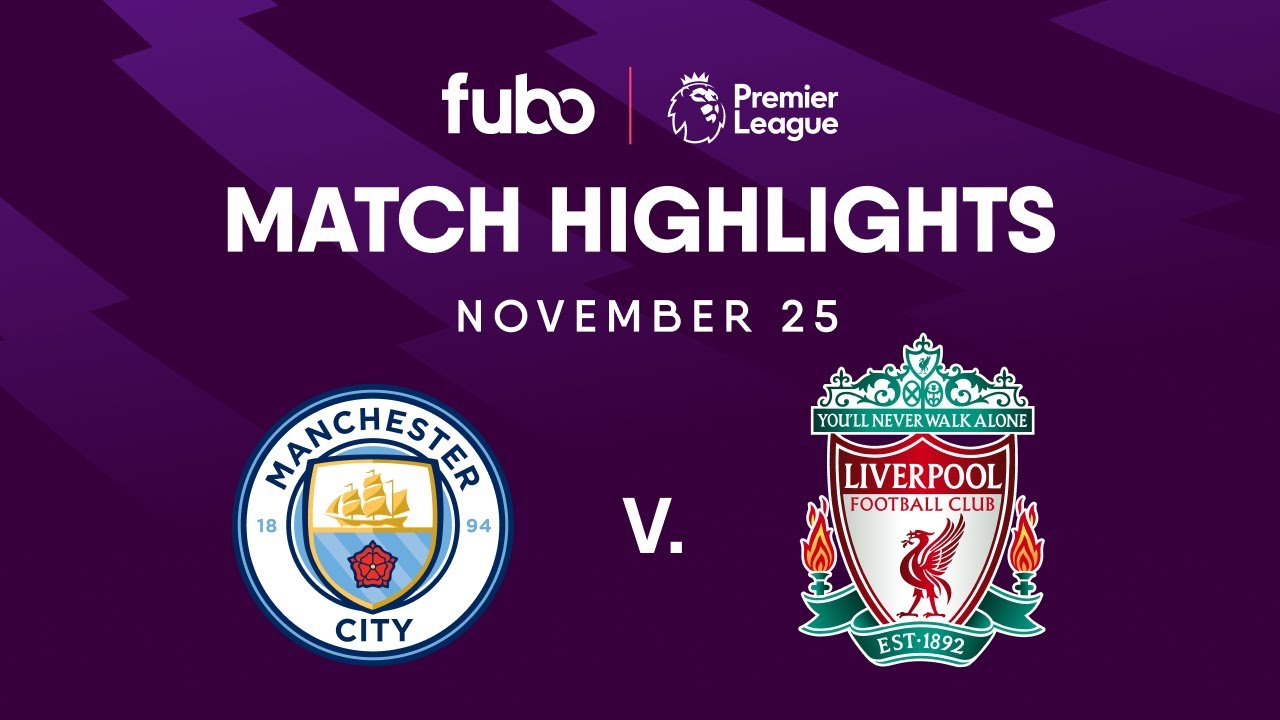 Manchester City Vs Liverpool Fc Premier League Highlights Week 13