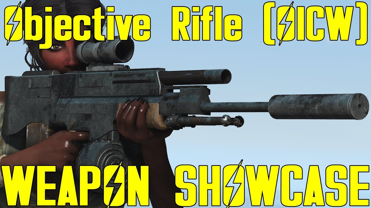 Fallout 4: Objective Rifle (OICW) - Weapon Mod Showcase - YouTube