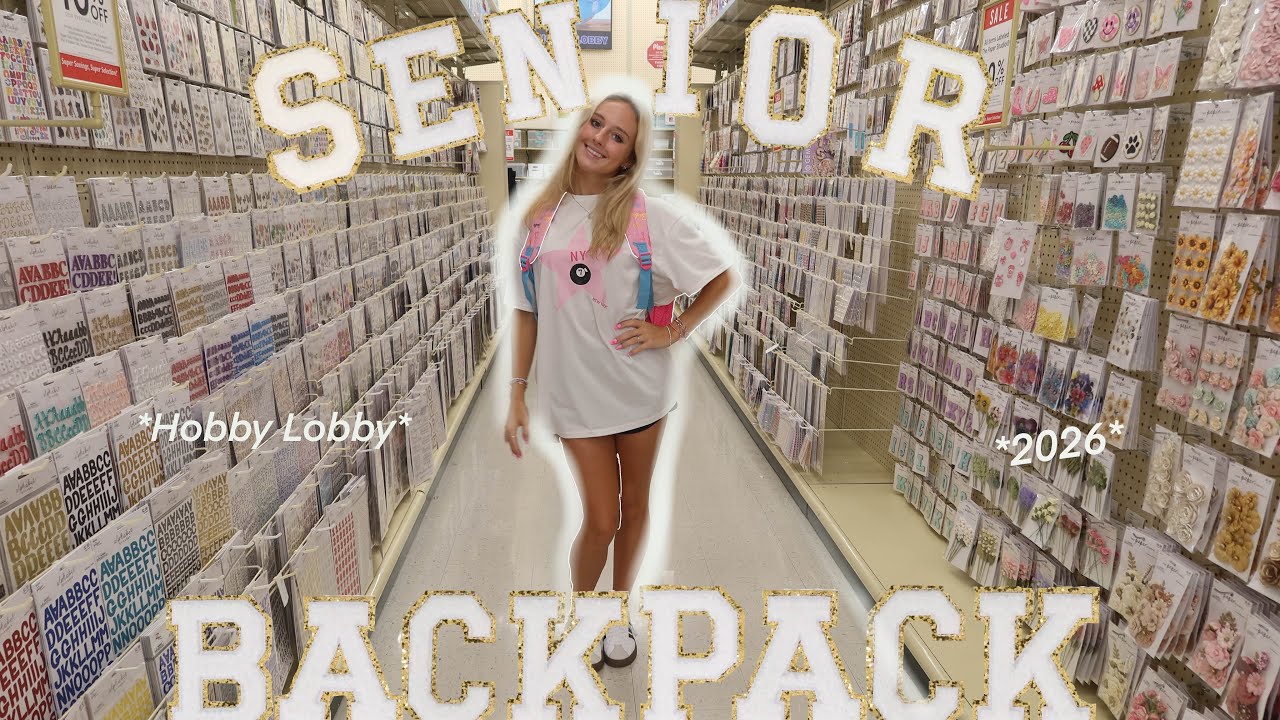 Decorating My Senior Backpack With Fun Surprises! CLASS OF 2026 - YouTube