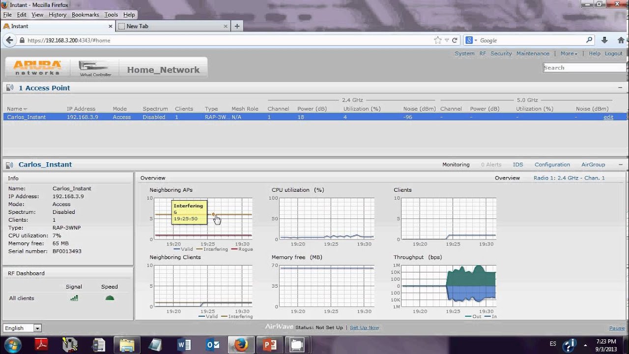 [Aruba Network Tip Tecnico] [Instant AP] Monitoring - YouTube
