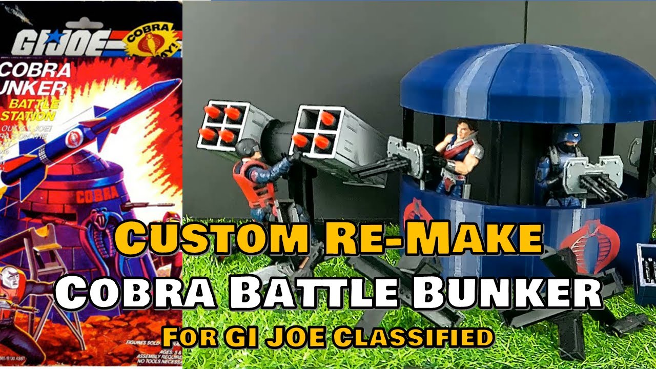 Custom 1:12 Remake of the COBRA Bunker Battle Station for GI JOE ...