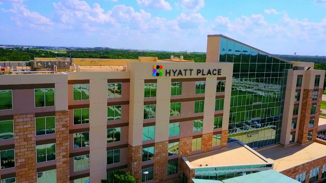 Hyatt Place DFW - Best Airport Hotel - Texas 2019 - YouTube