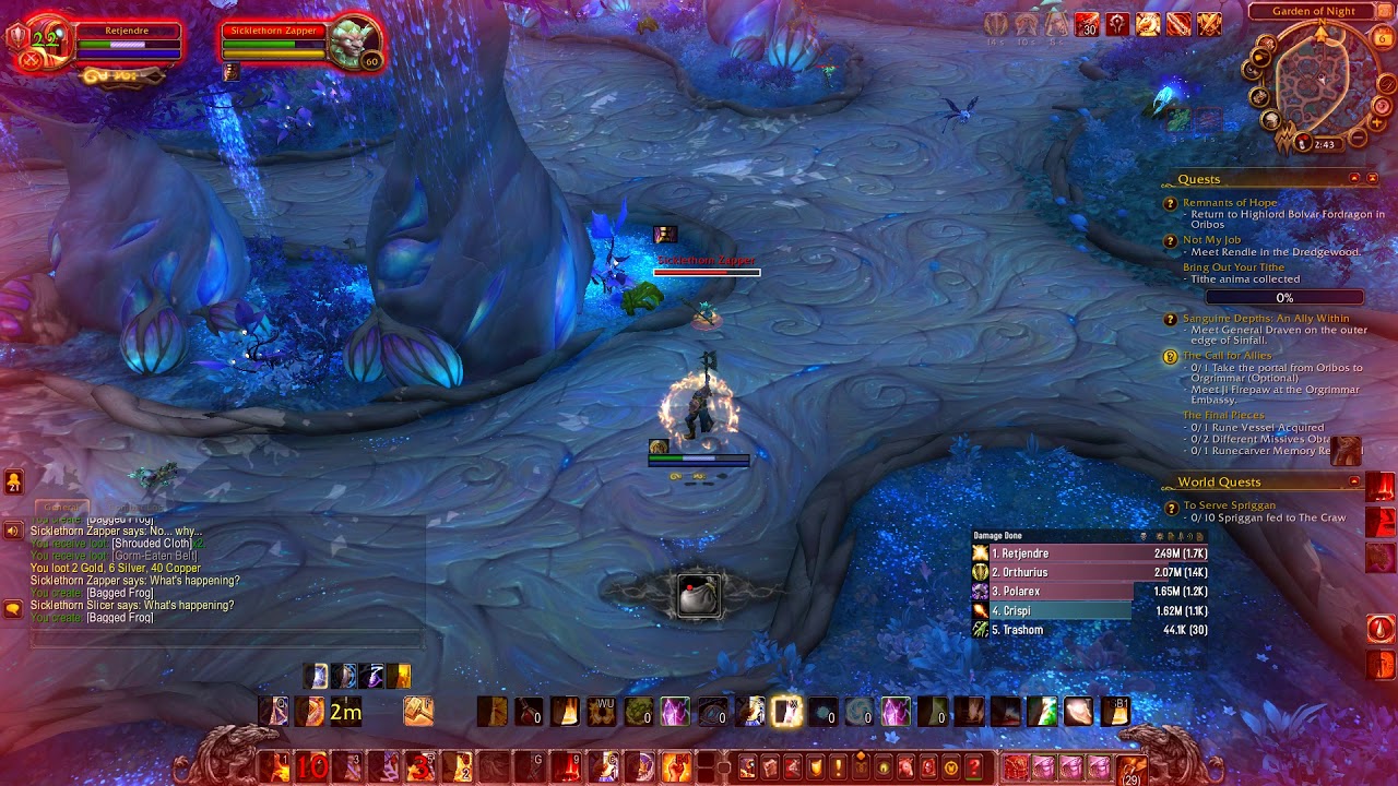 To Serve Spriggan World Quest Shadowlands WoW - YouTube