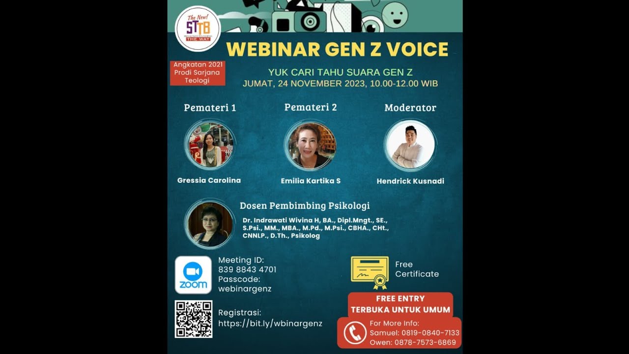 Webinar Gen Z Voice | 24 November 2023 - YouTube