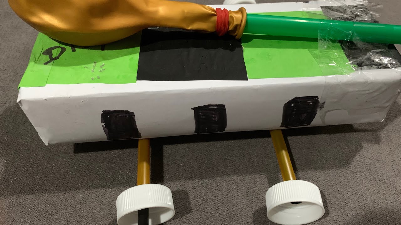 DIY toy car with science experiment - YouTube