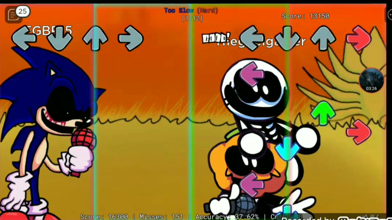 Sonic.exe vs Skid e Pump - YouTube