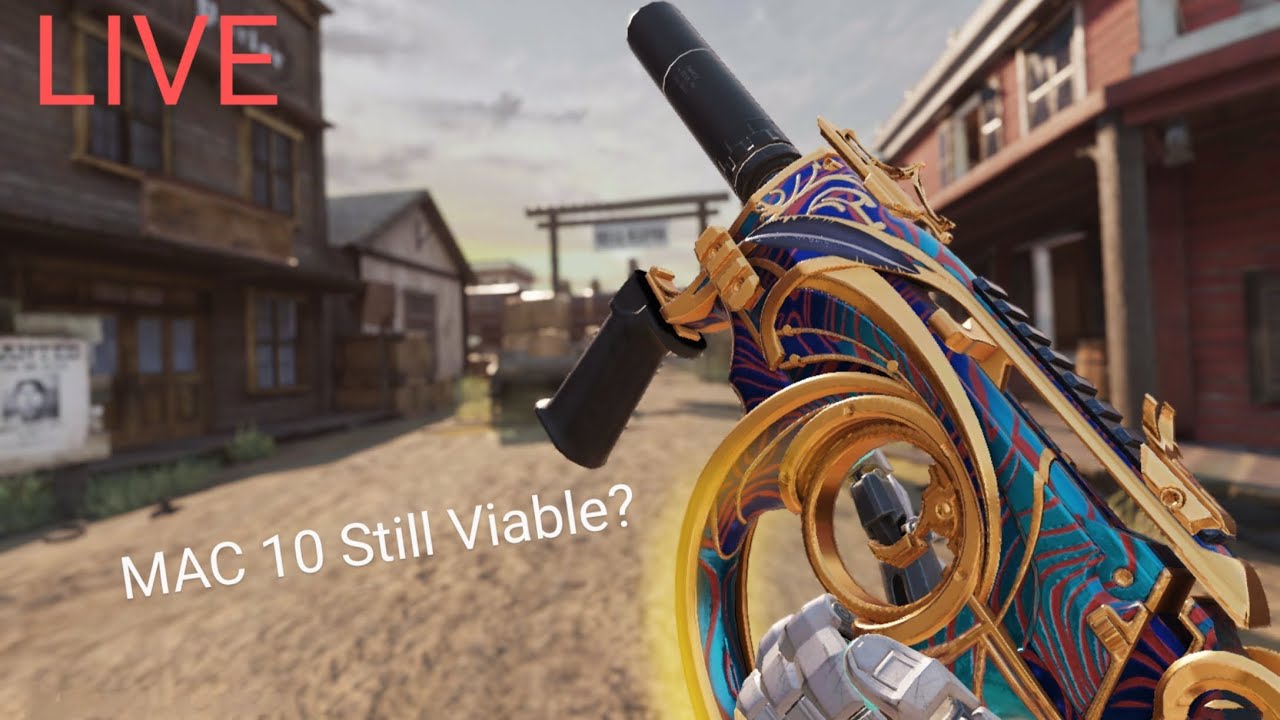 LIVE \\ CODM // Using Legendary MAC 10 - Lily Of The Night - YouTube
