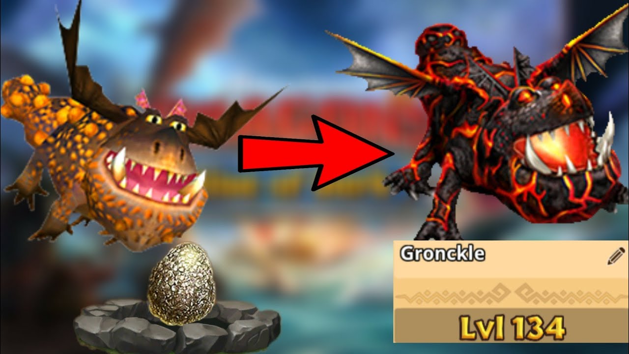 Gronckle Max Level 134 Titan Mode - Common Dragon - Dragons:Rise of ...