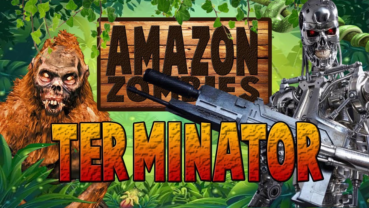 TERMINATOR CHALLENGE IN THE JUNGLE (Call of Duty Zombies) - YouTube