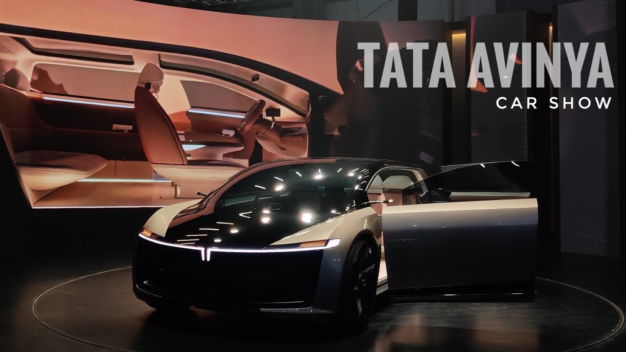 Tata AVINYA EV Cinematic Car Show🔥🔥 | AutoExpo 2023 - YouTube