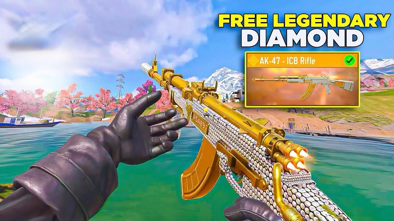 FREE LEGENDARY AK-47 with DIAMOND CAMO LOOKS STUNNING🔥| 34 KILLS in COD ...