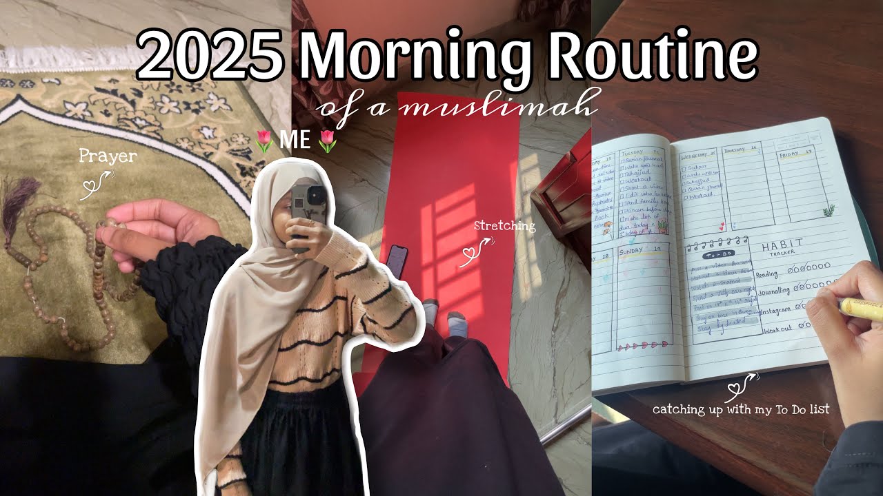 2025 MORNING ROUTINE ☕️| 5am morning, peaceful, prayers, exercise ...