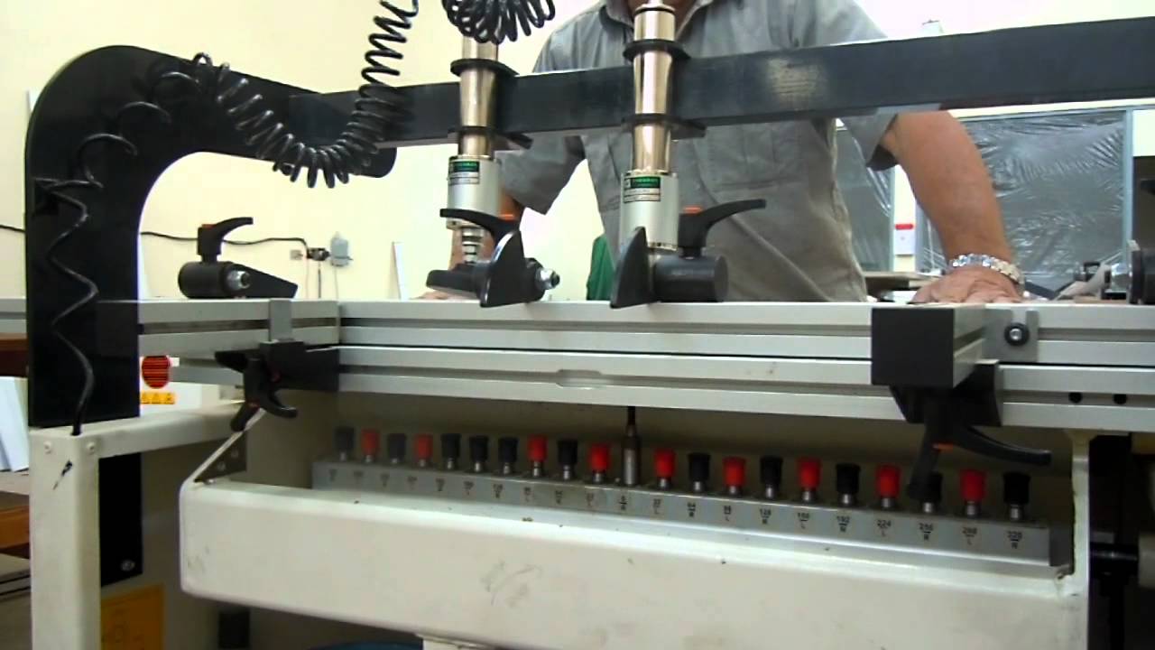 Taladro neumático múltiple - YouTube
