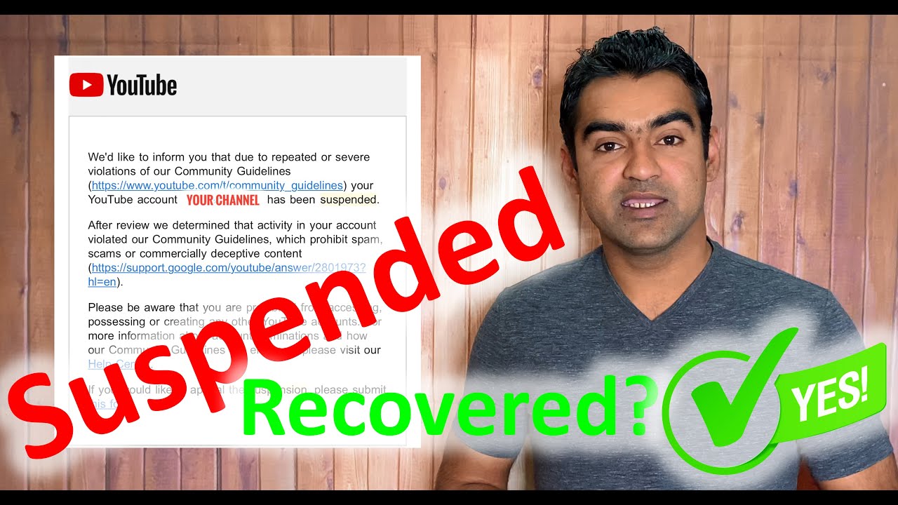 ️ How to Get Terminated YouTube Channel Back 💪 Full Guide and Success ...