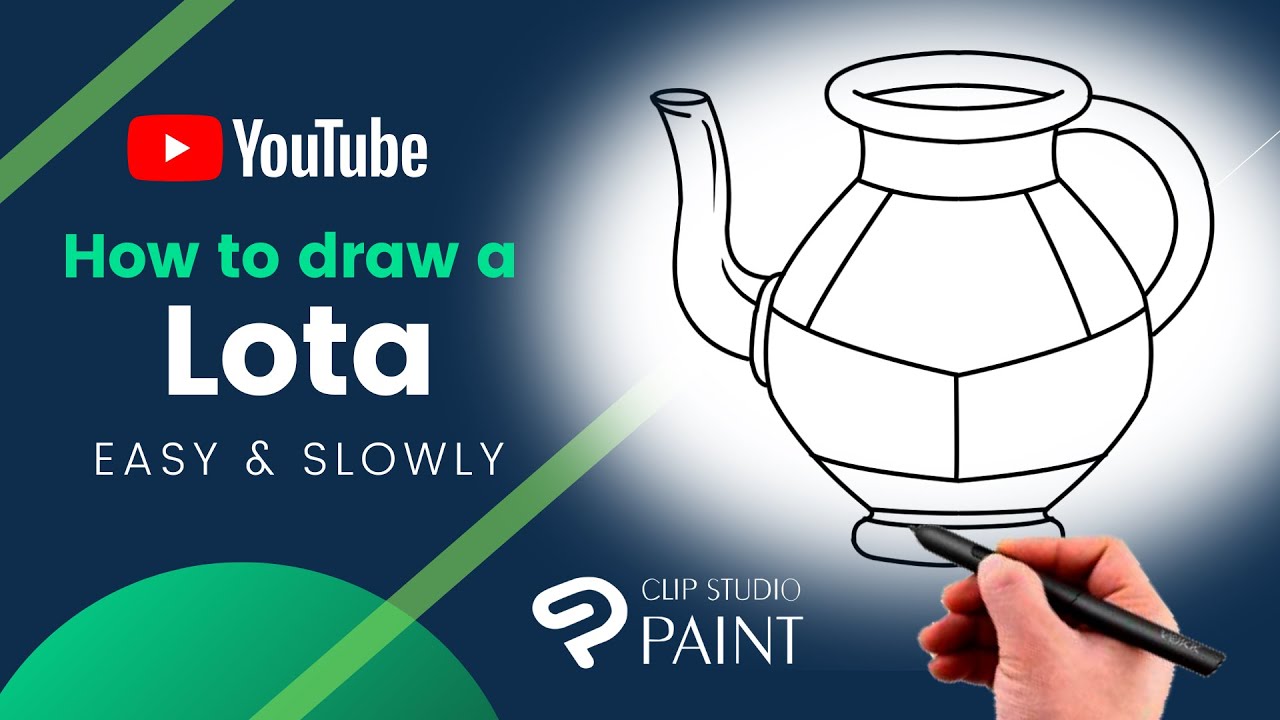 How to draw a Lota - Easy & Slowly | Clip Studio Paint | Yellob - YouTube