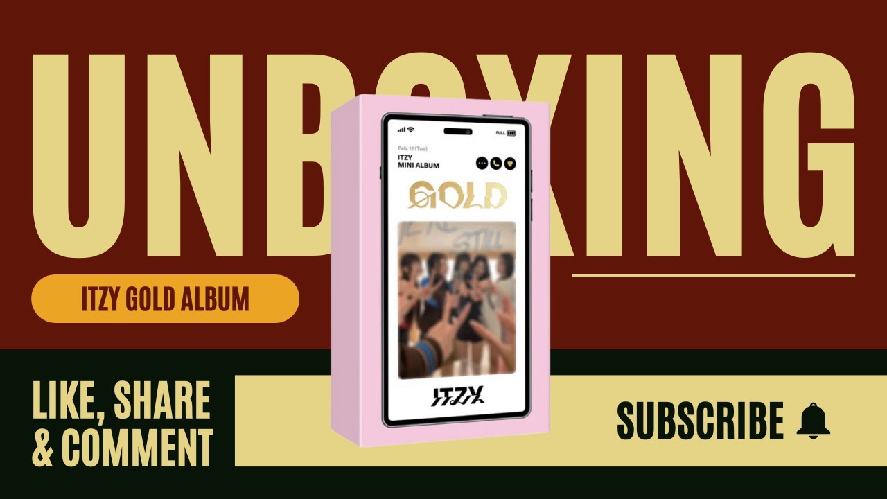 Unboxing ITZY's "GOLD" Album 📦 | Special Phone Box Edition - YouTube