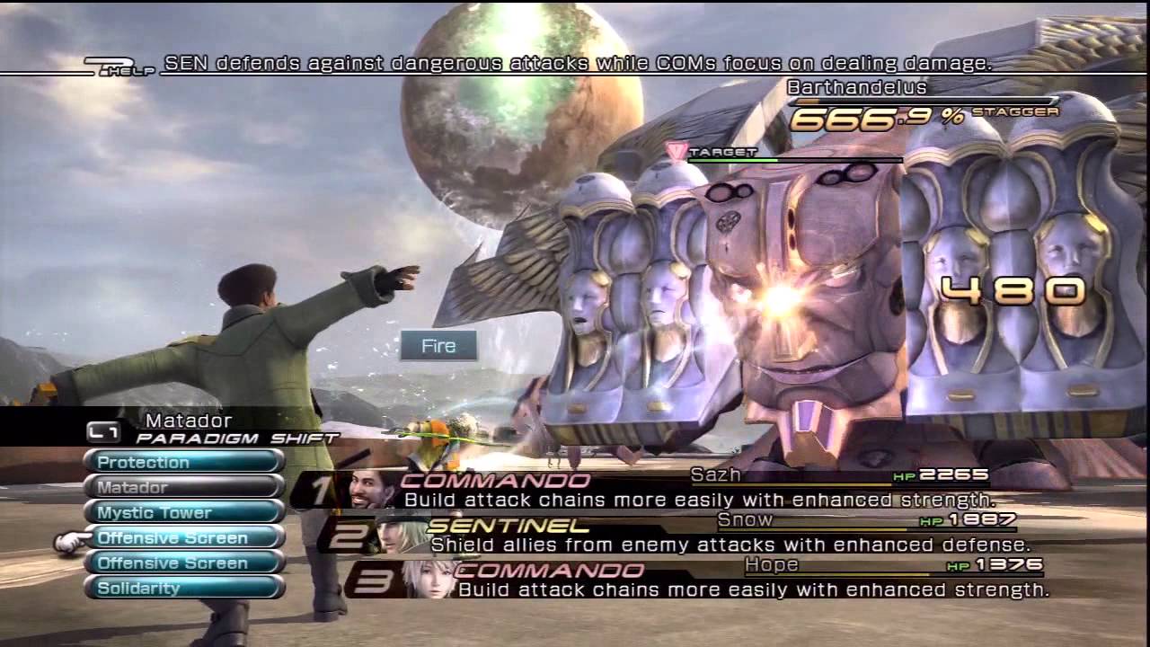 Final Fantasy XIII - Barthandelus 2 - DRCNC - YouTube