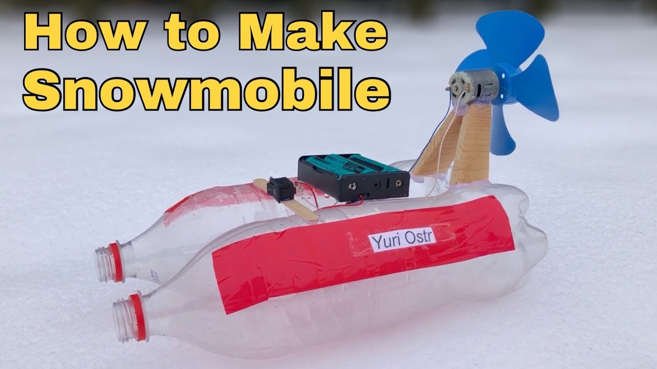 Homemade Snow Boat | How to Make Air Boat | Awesome Toy - YouTube