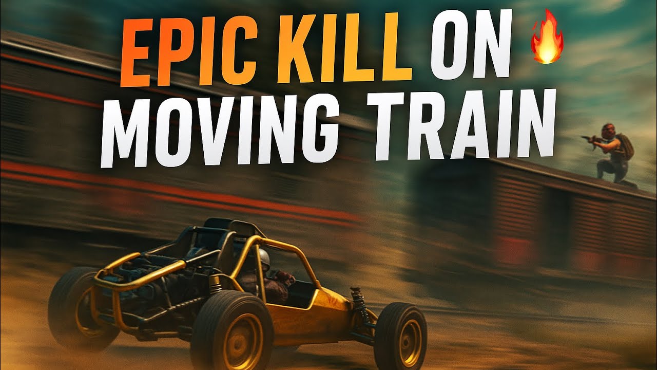Buggy vs Train - Epic kill on a moving train #bgmi #gamrplay - YouTube