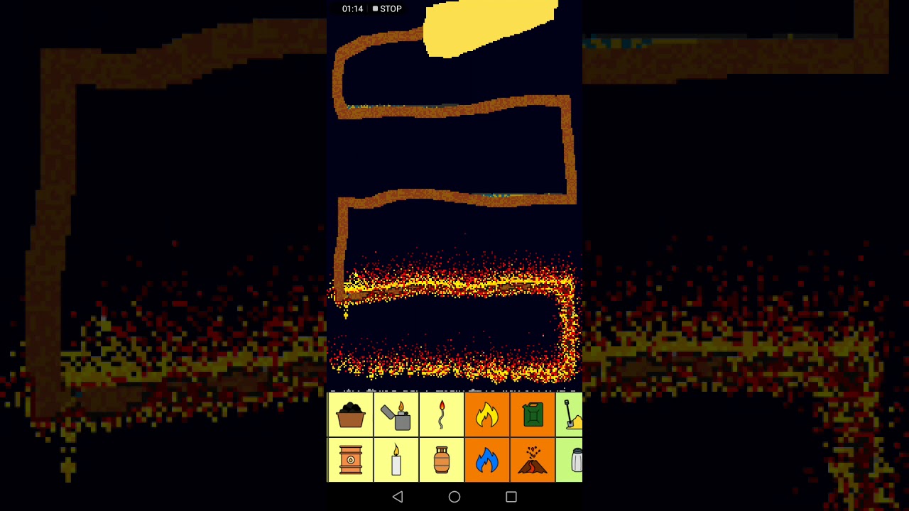 Sandbox relaxing particle game big bomb explosion - YouTube