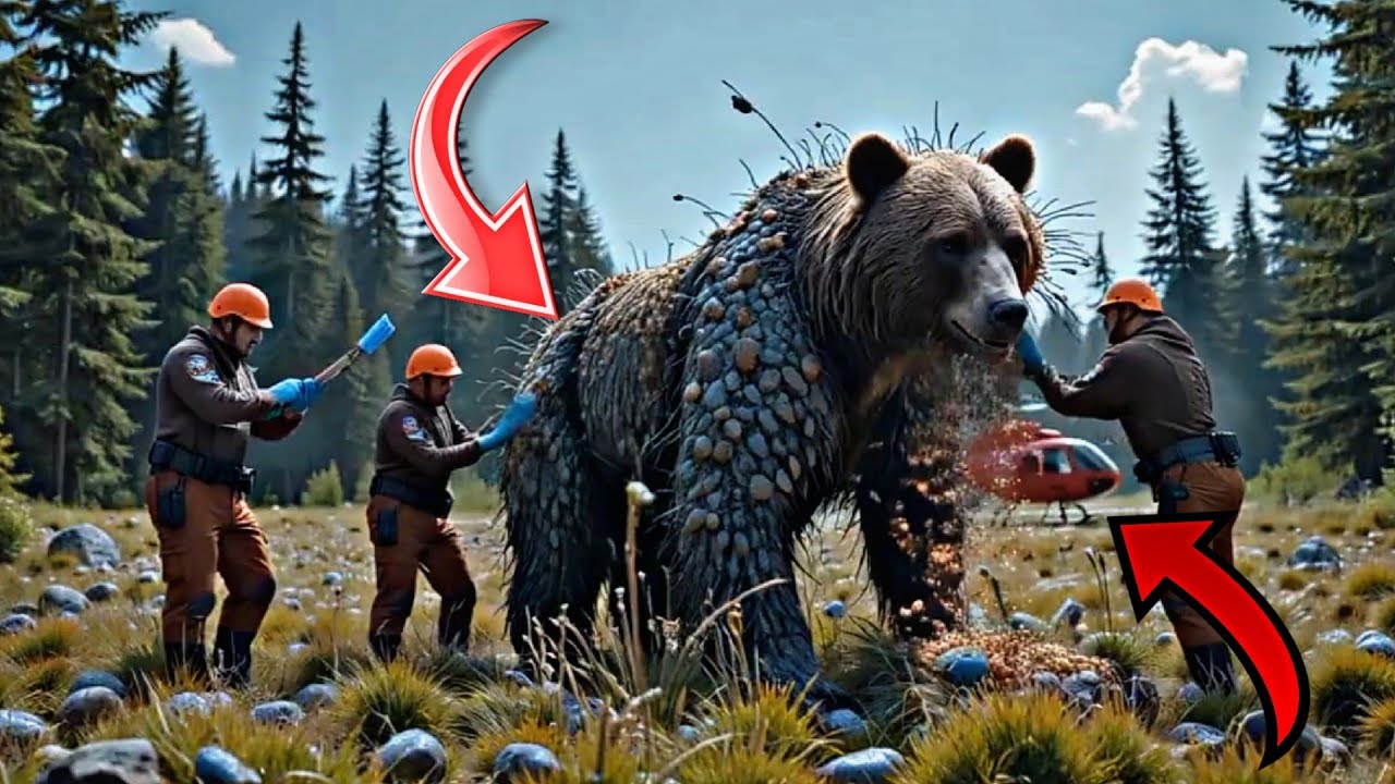 part 1 ️ A Rescue Teams Saved a Polar Bear 😍Infested With a giant🙏 weta ...