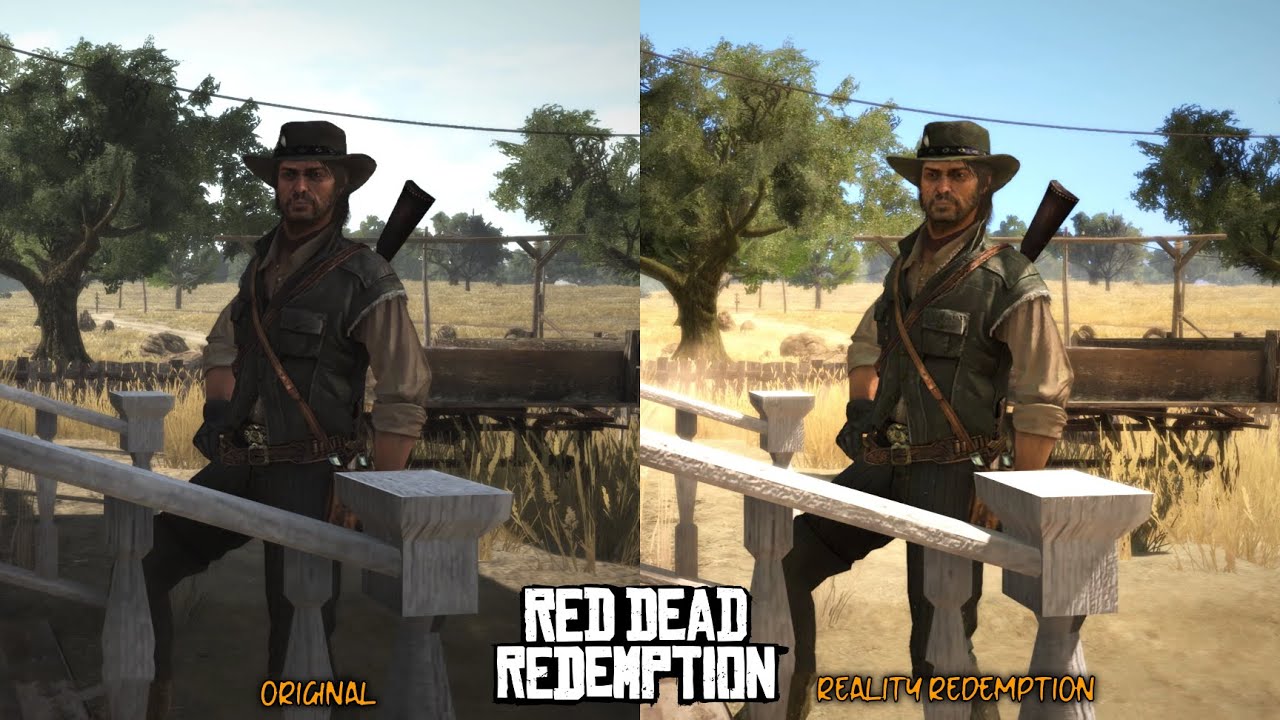 Red Dead Redemption - Original vs Reality Redemption Cutscenes ...