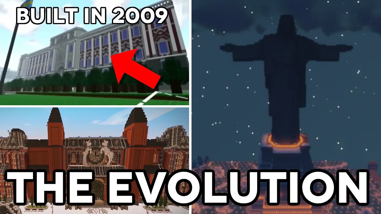 The Evolution of Minecraft Building - YouTube