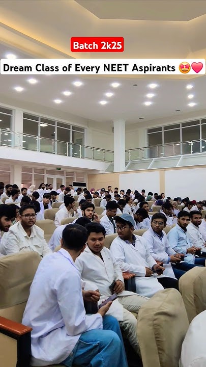 Dream Class of Every NEET Aspirants 🩺 🤩 ️| ft.1st year MBBS STUDENT #mbbs #shorts #aiims # ...