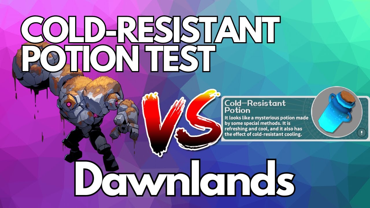 Cold-Resistant Potion Test - Dawnlands - YouTube