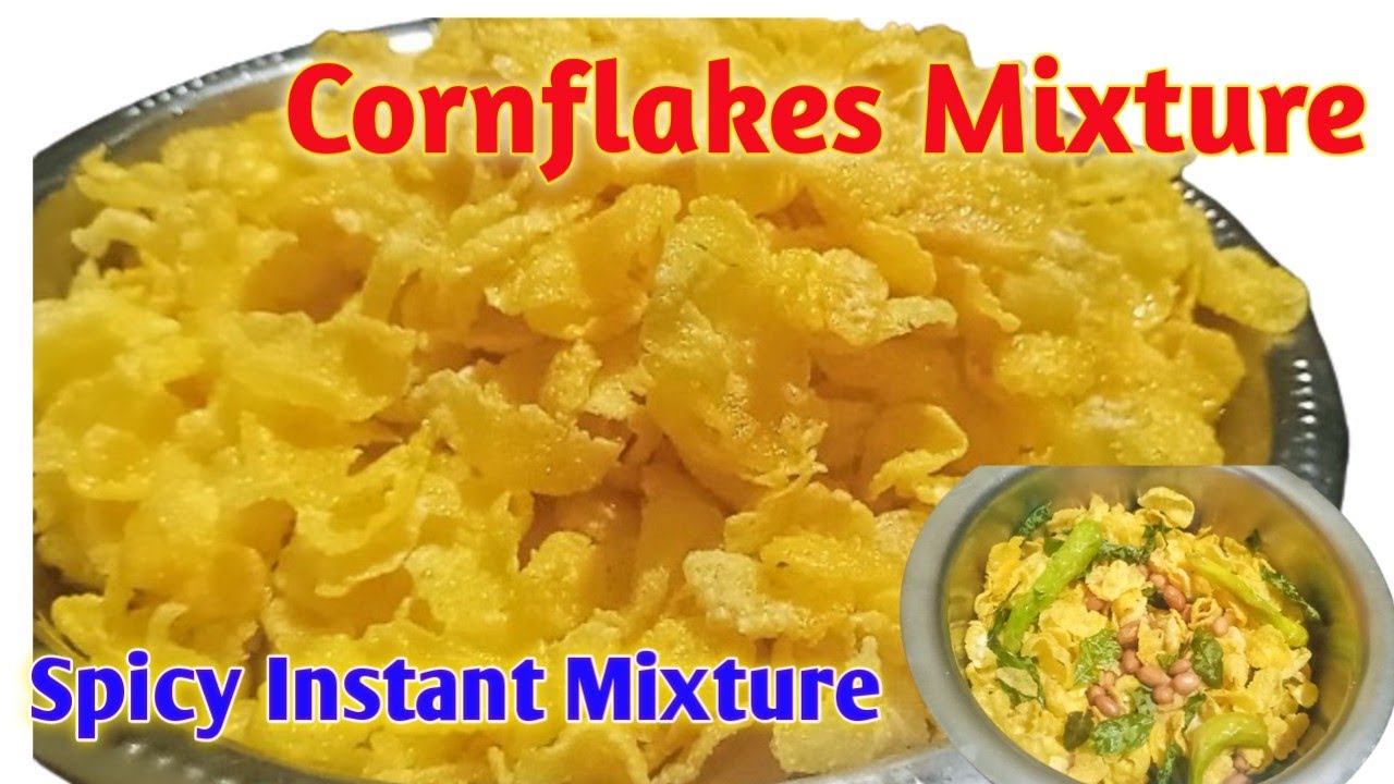 cornflakes mixture Recipe| cornflakes chivda recipe || cornflakes ...