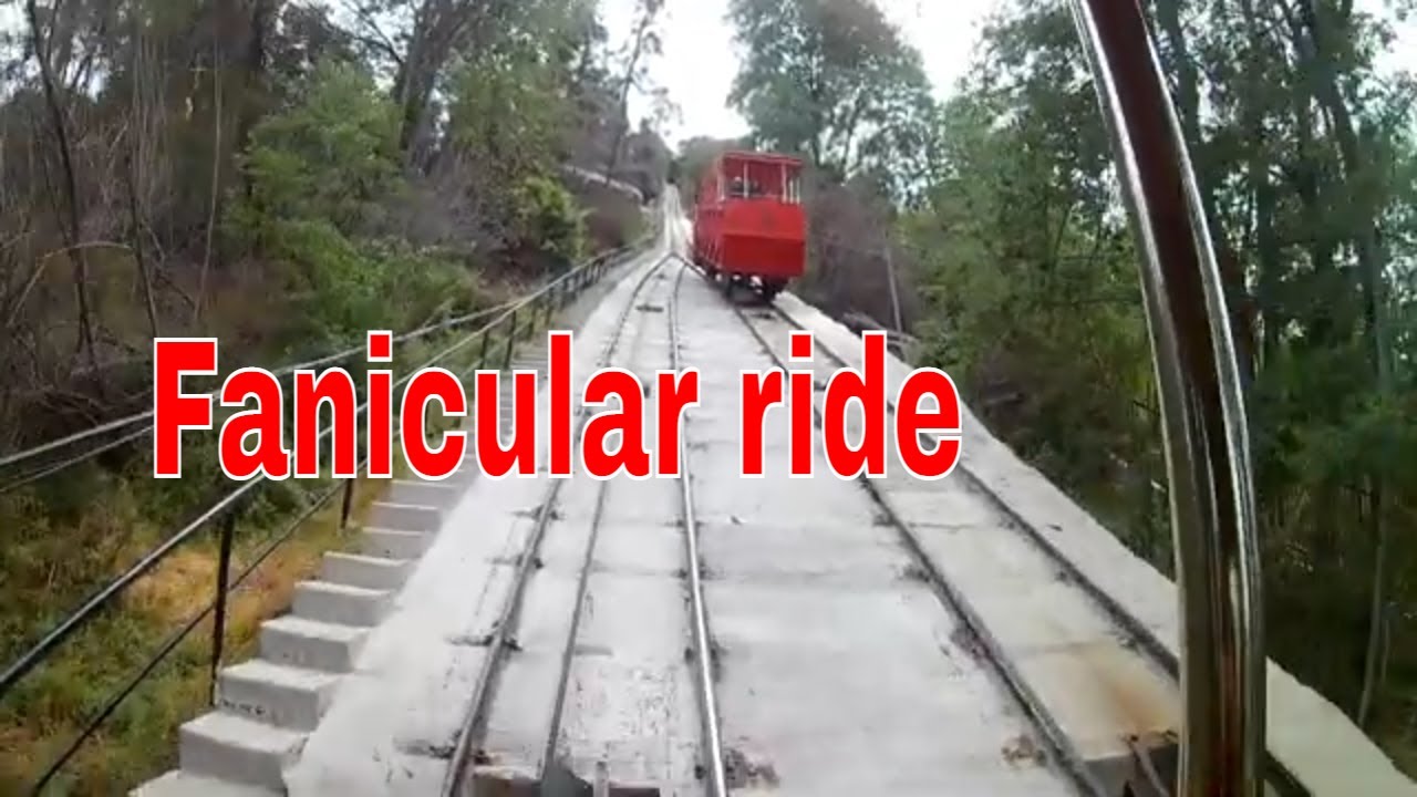 Funicular ride in Santiago - enjoy the ride - YouTube