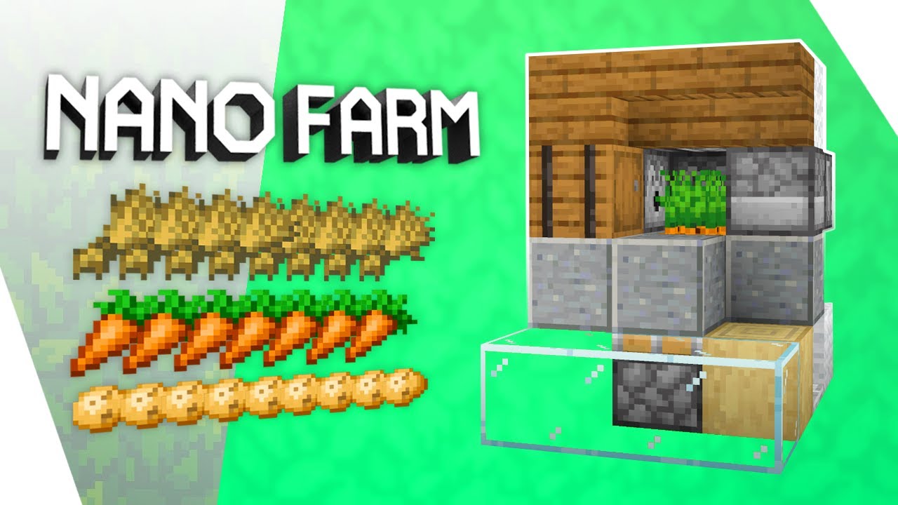 Cara Membuat Nano Farm - Minecraft Indonesia 1.15 - YouTube