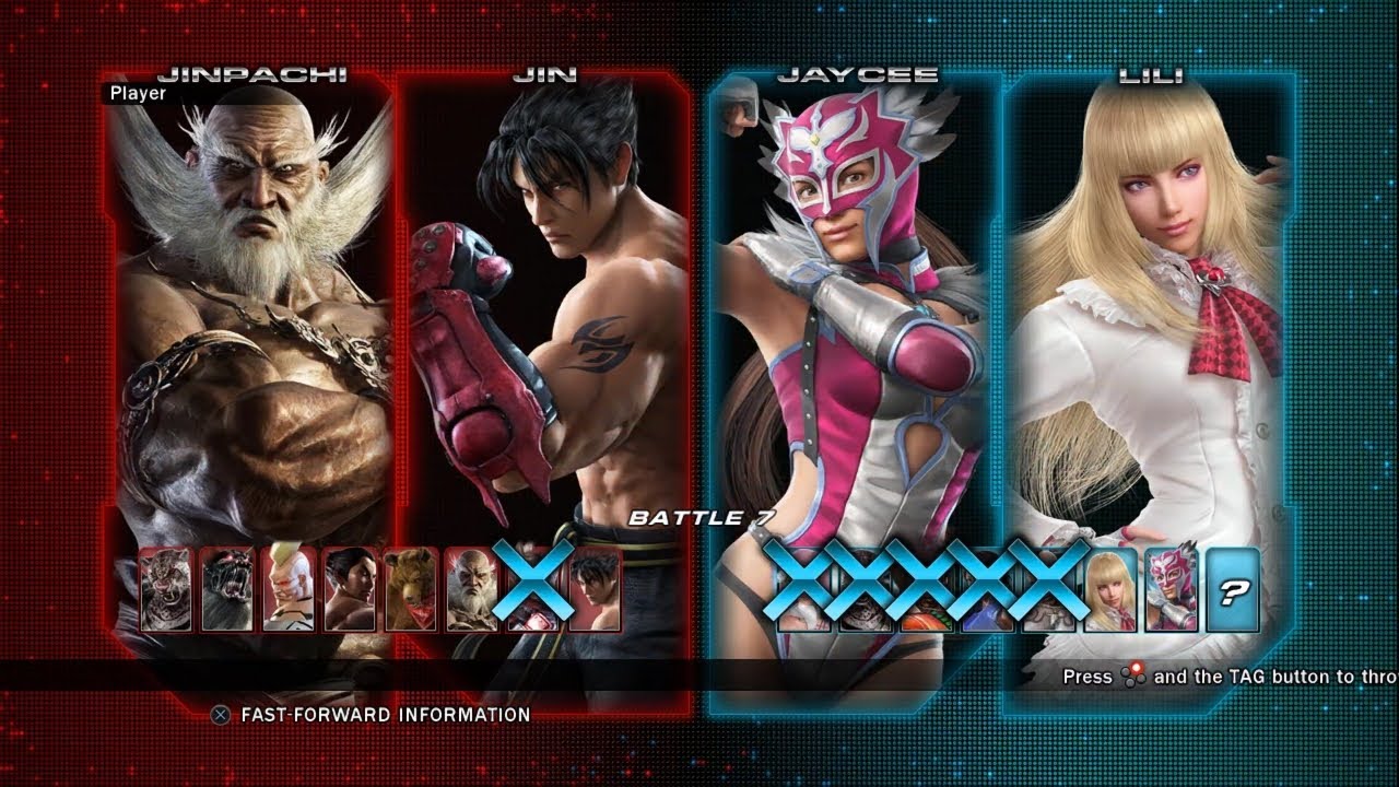 Tekken Tag Tournament 2 / Team Battle Mode / RCPS3 Gameplay - YouTube
