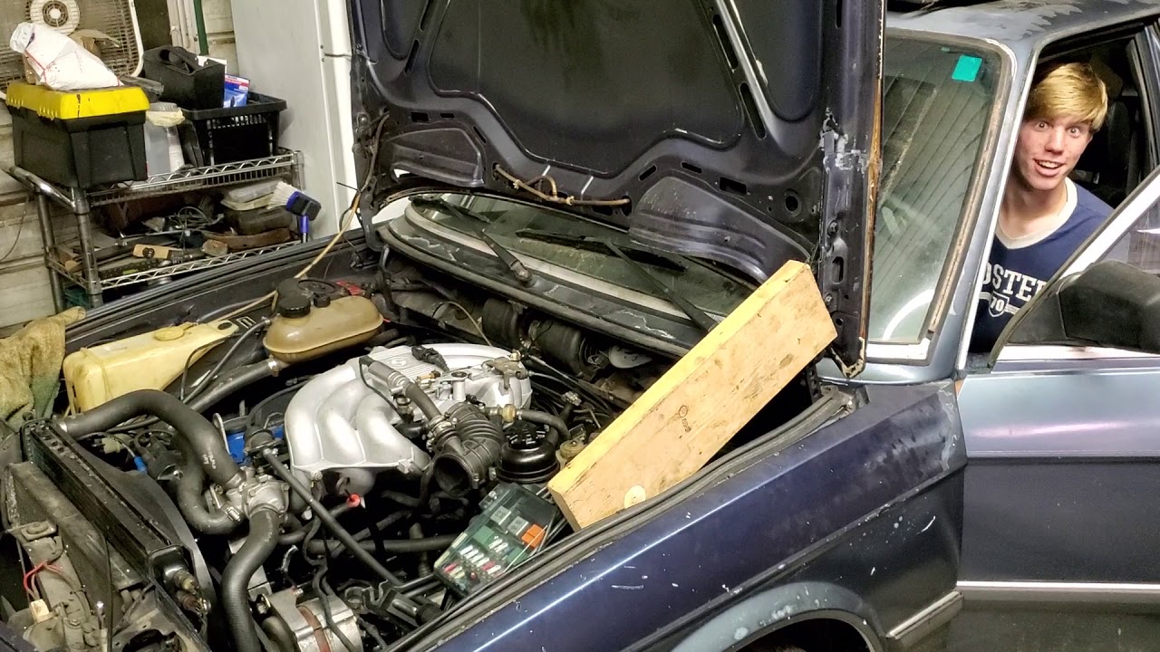 86 528e first start with RusEFI. - YouTube
