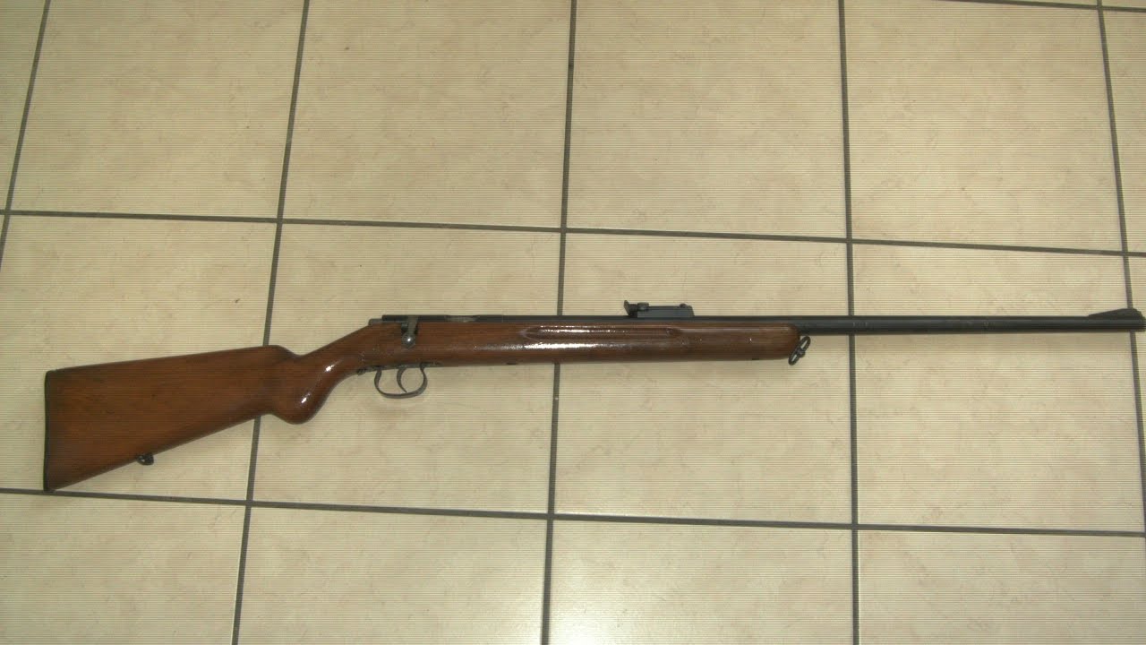 Geco original sportbuche model 28 22lr ww2 trainning rifle - YouTube