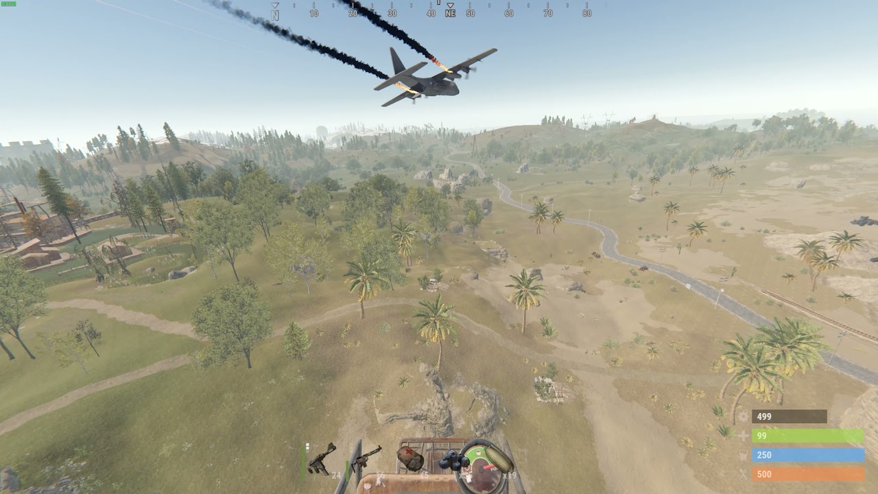 RUST air drop plane crash WOW WTF - YouTube