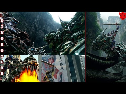 Transformers 4: Kayıp Çağ| Tüm [Dinobot'lar] Sahneleri!