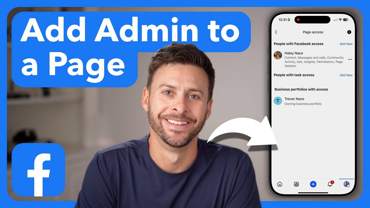 How To Add A Facebook Page Admin - YouTube