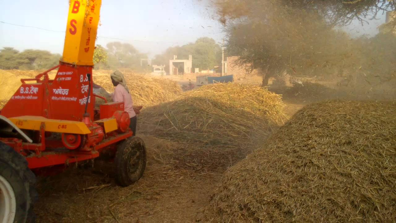 Paddy Straw Machine Punjab M.No 09417952801 - YouTube