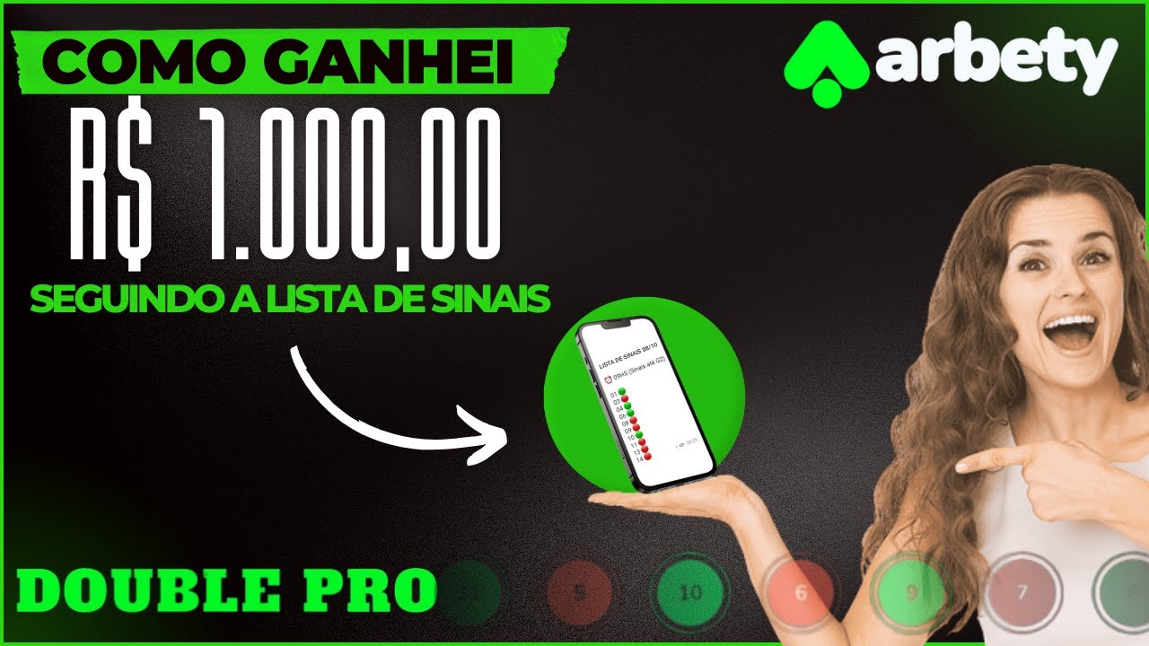Ganhei R$ 1.000,00 Seguindo Esta Lista de Sinais no Double !!! - YouTube
