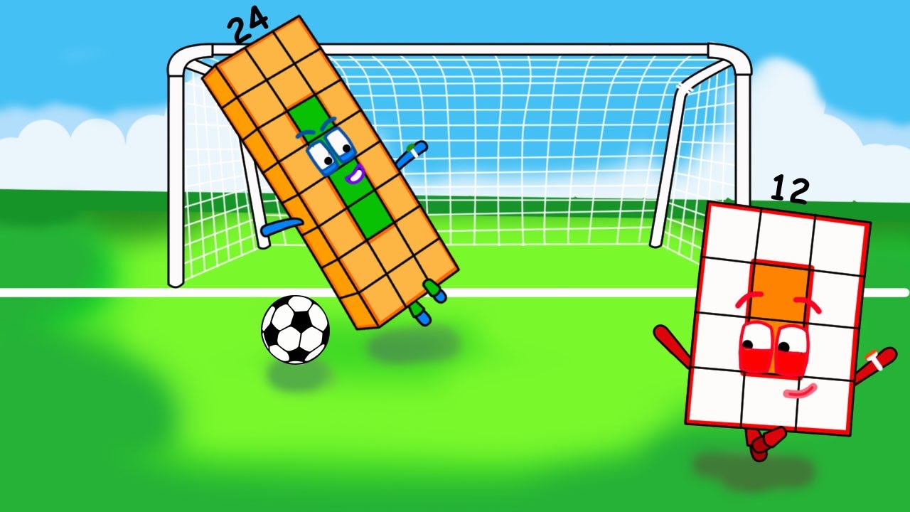 Numberblocks 1224 got football fever - Numberblocks fanmade coloring ...