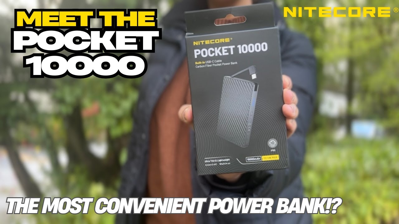 Built-in Cable, Tangle-Free… Is the NITECORE Pocket 10000 the Perfect ...