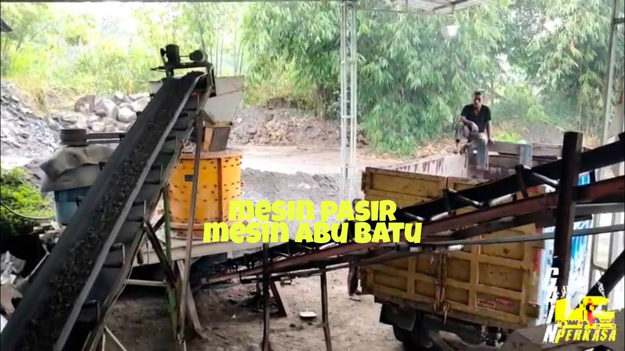 Mesin penggilingan pasir/Abu batu!! Gain perkasa - YouTube