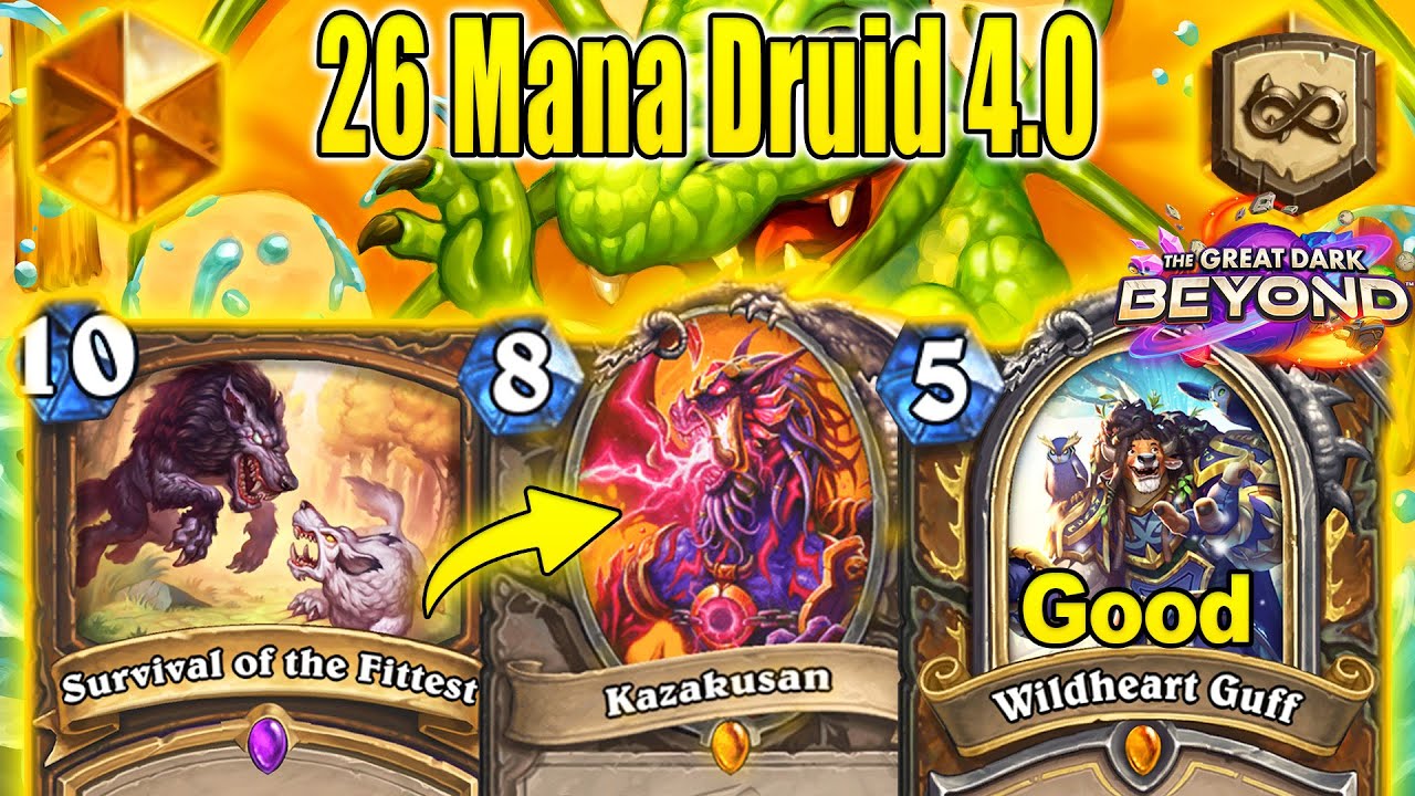 4X 10 Mana Spells in 1 Game New 26 Mana Druid 4.0 Deck At The Great ...