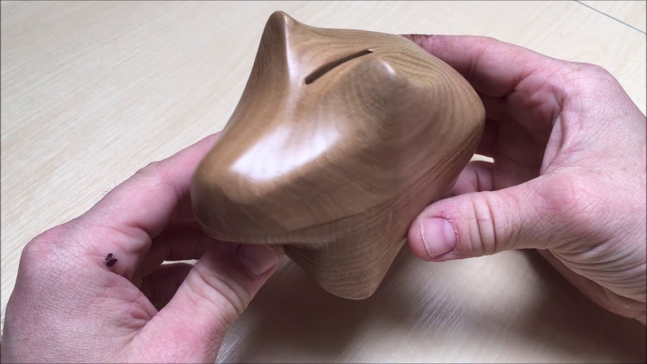 Wooden COIN BOX , made on homemade CNC - YouTube