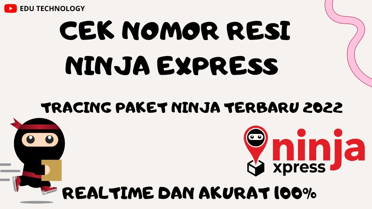 Cara Cek Nomor Resi Ninja Express | Cara Melacak Paket Ninja Express ...